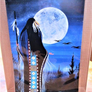 Cree First Nation 'winter Moon' Contemporary Sub Arctic Eastern ...