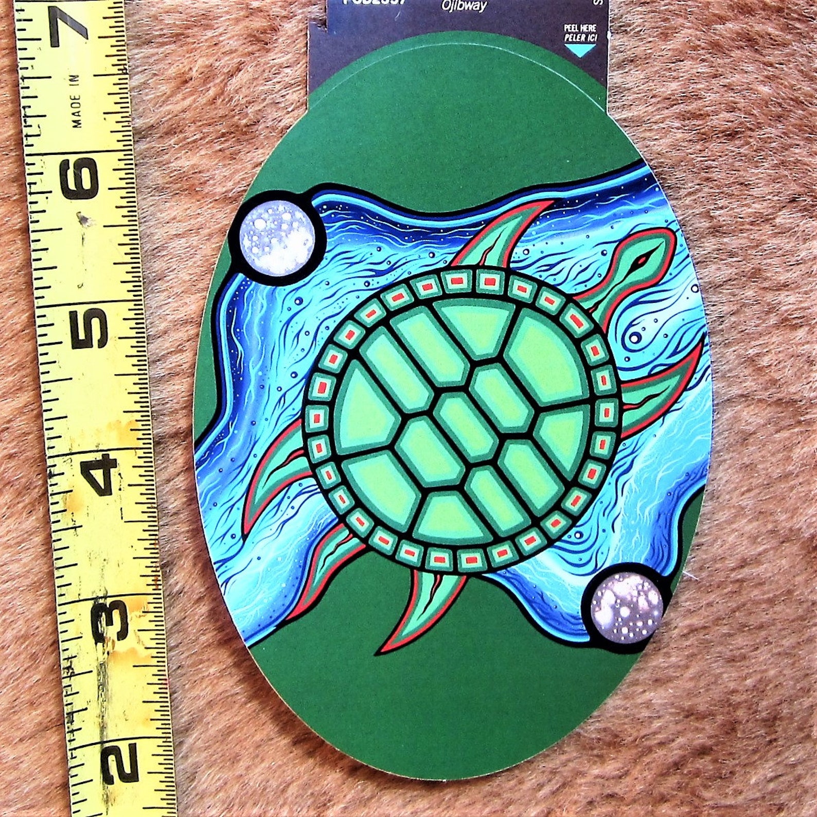 Ojibway First Nation ''turtle Moon'' Vinyl Sticker Decal Native ...