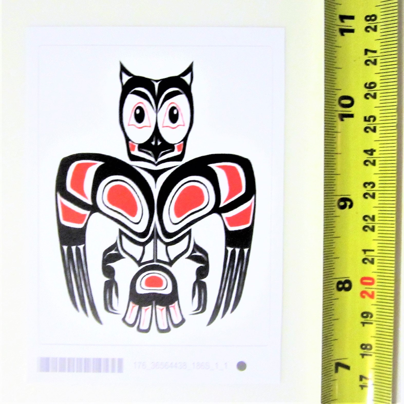 First Nations 'owl' Sticker Decal West Coast Native - Etsy
