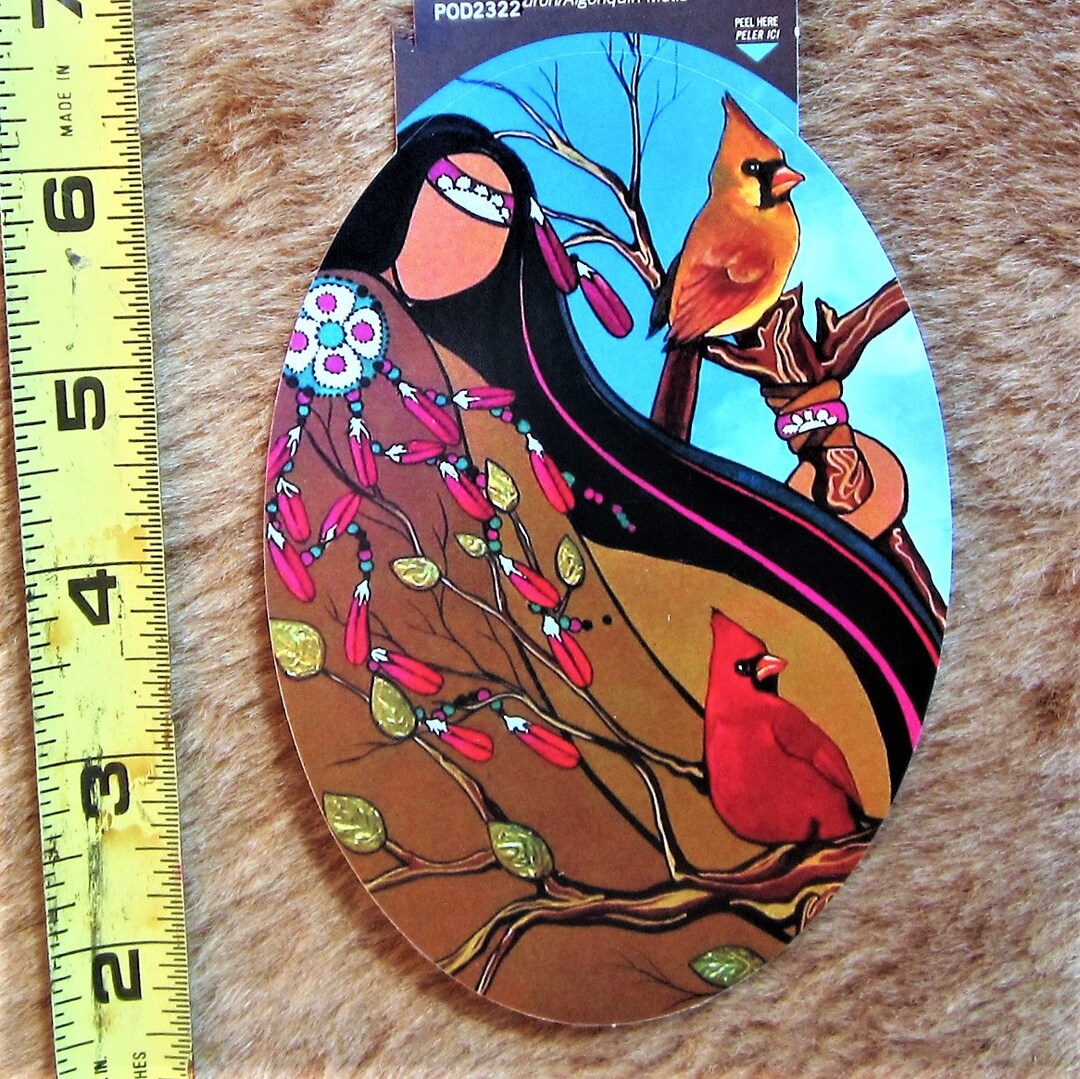 Métis Huron Algonquin First Nation ''two Messengers' Vinyl Sticker ...
