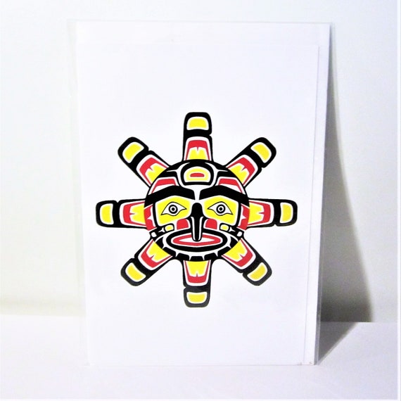 Kwakiutl Coast Salish First Nations ''sun'' | Etsy