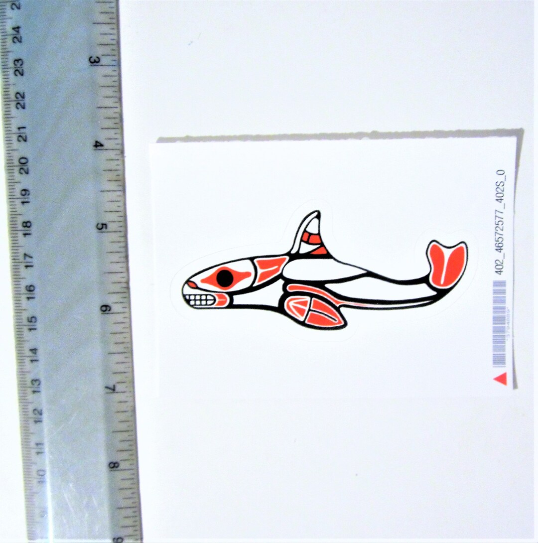 First Nations ''orca'' Sticker Decal Pacific North West Native ...