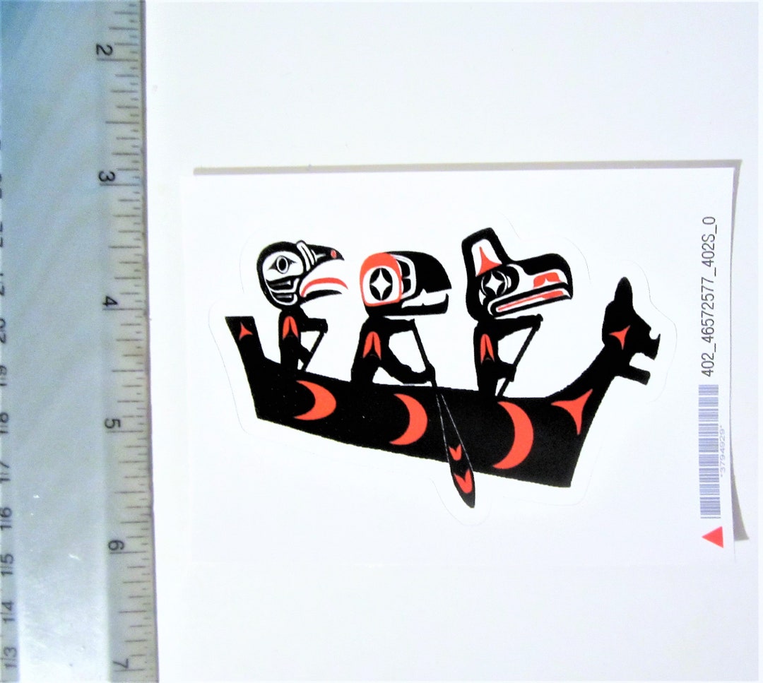First Nations ''spirit Journey'' Sticker Decal Pacific North West ...