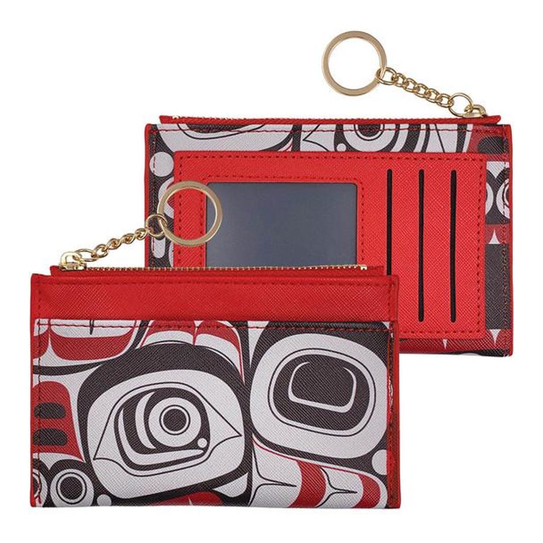 Tsimshian First Nation 'matriarch Bear' Zippered Card Wallet Pacific ...