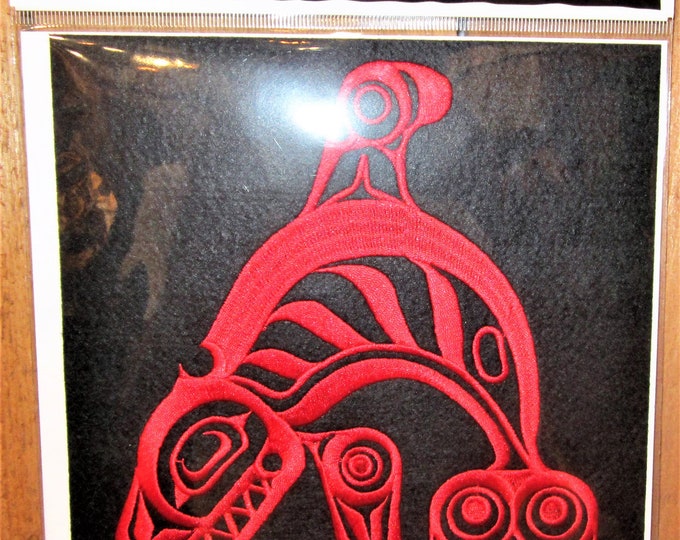 Haida First Nation ''killer Whale'' Large Embroidered Patch Pacific ...