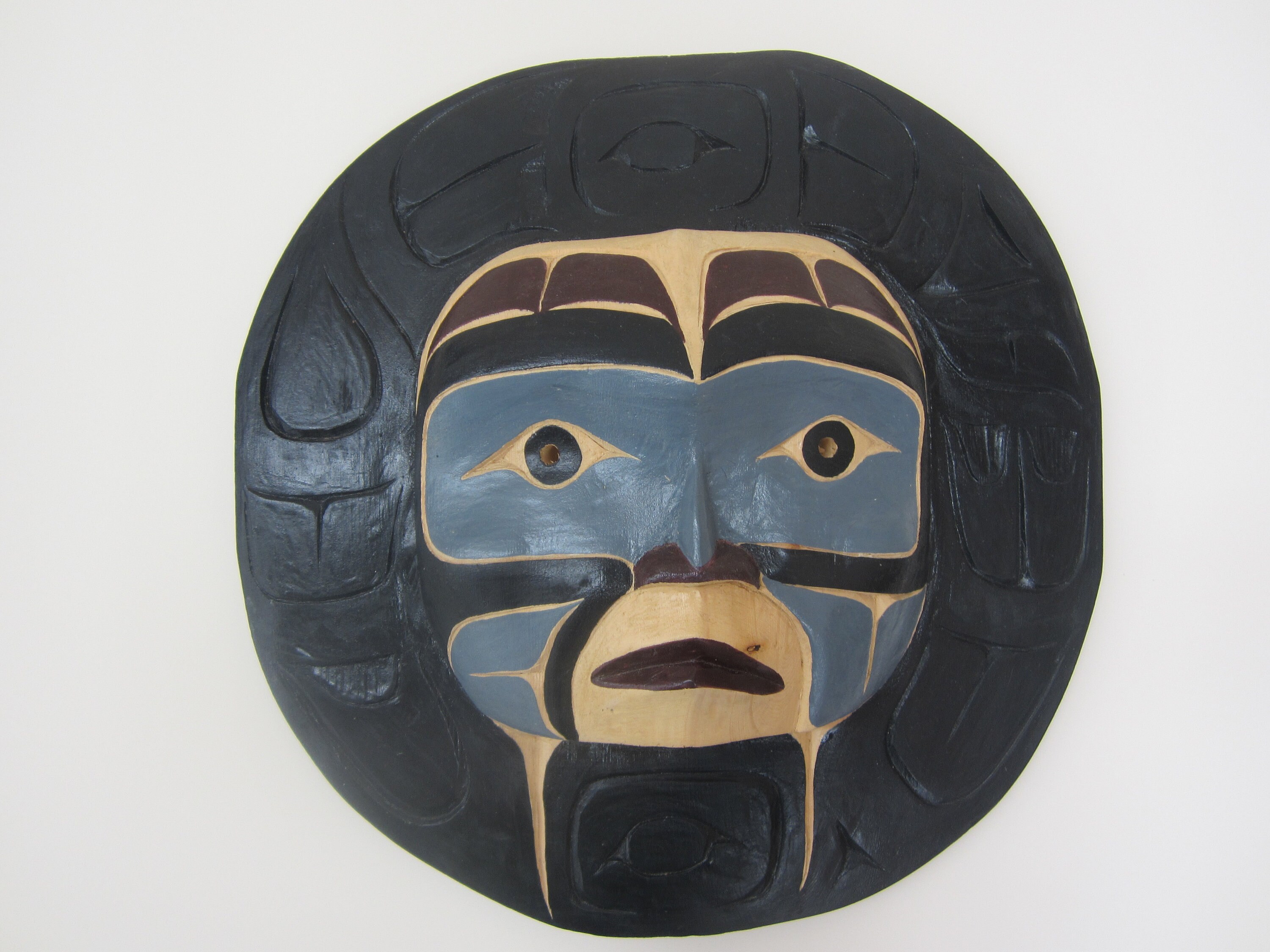 Sculpture Art & Collectibles Resin native Small Vintage Mask First ...