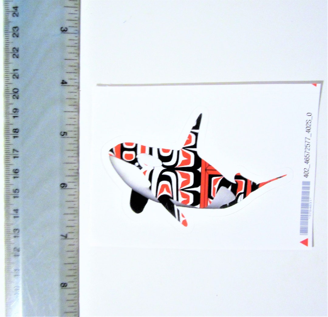 First Nations ''orca'' Sticker Decal Pacific North West Native ...