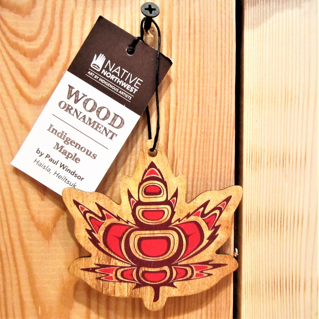 Haisla First Nation Indigenous Maple Wood Ornament Pacific North West ...