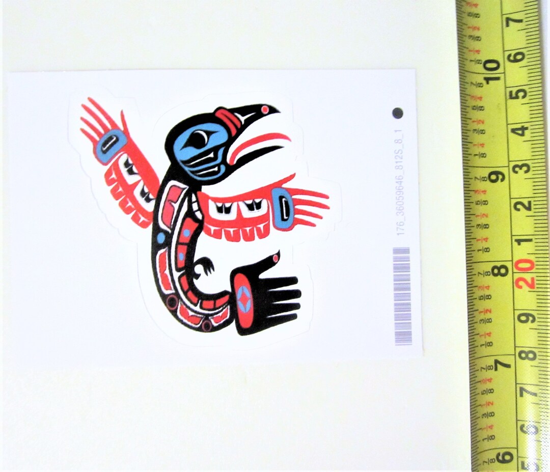 First Nations ''ravens Flight' Sticker Decal West Coast Native ...