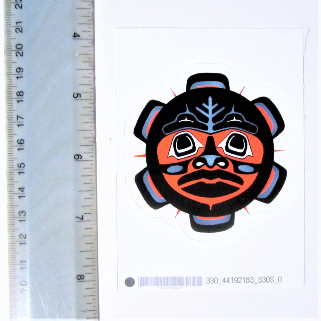 Pacific North West First Nations ''sun'' Sticker Decal Native ...