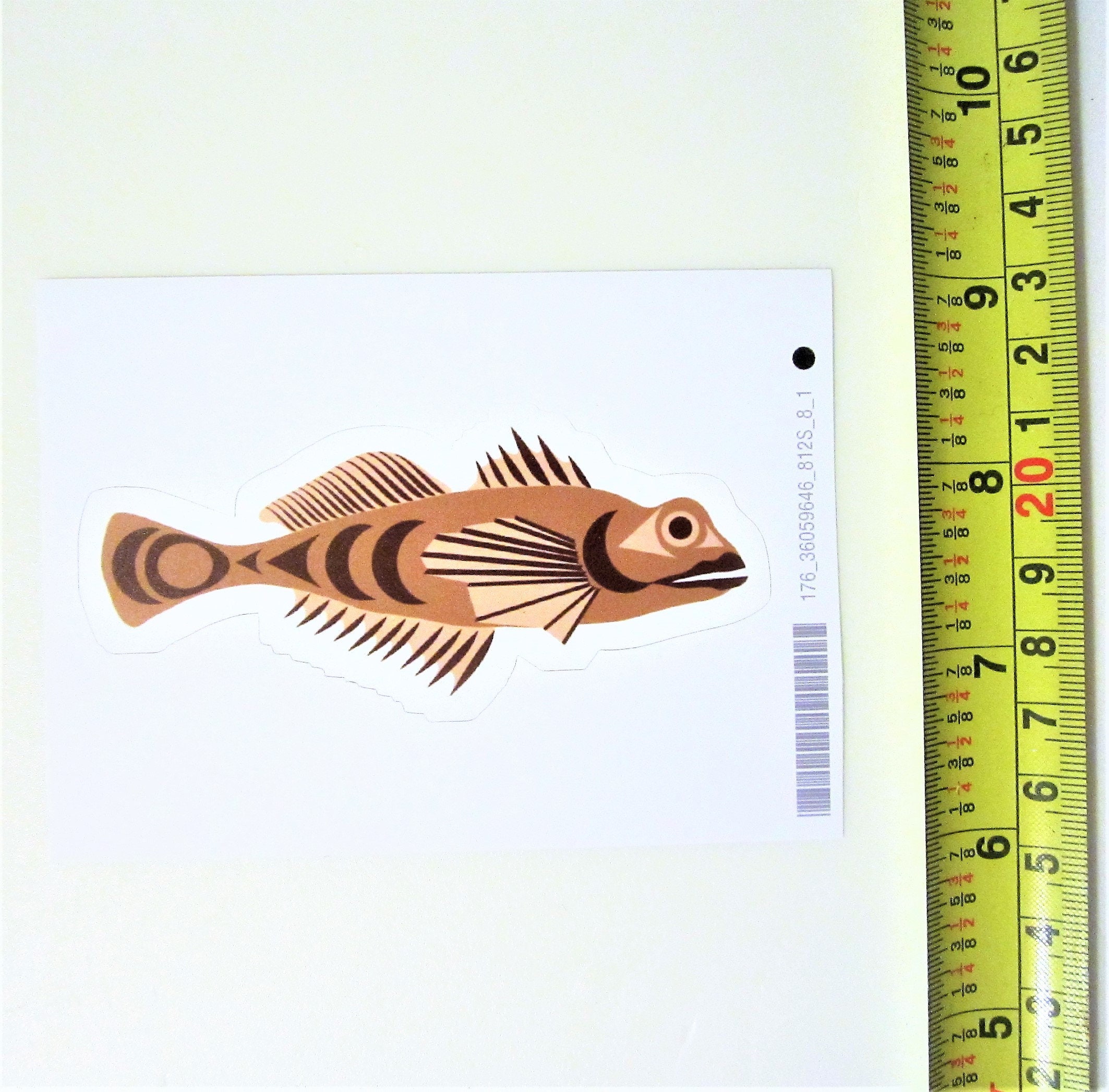 First Nations 'cod Fish' Sticker Decal West Coast - Etsy
