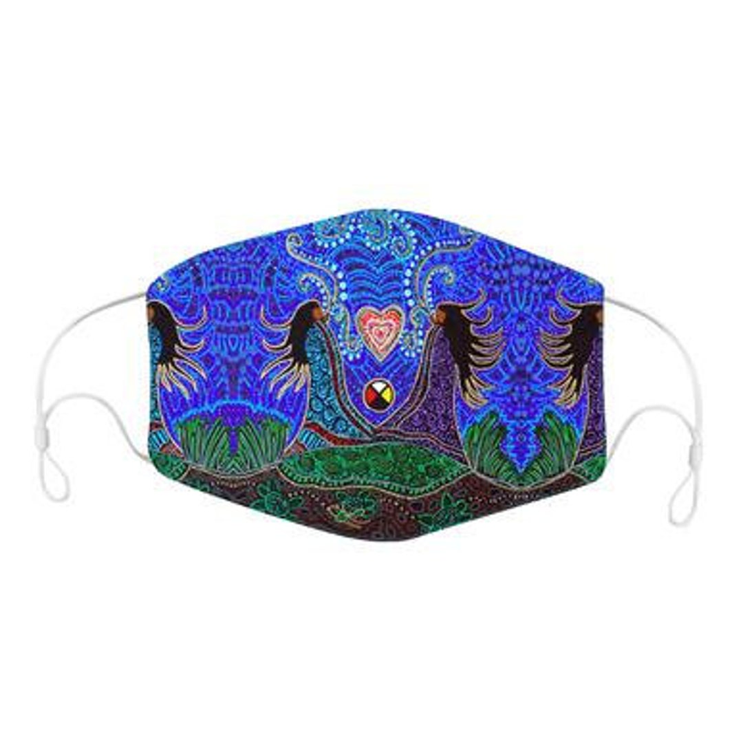 Métis First Nations 'breath of Life'' Reusable Face Mask Cover Native ...