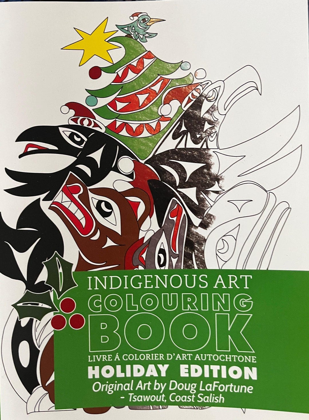 Coast Salish First Nation 'christmas Holiday Edition' Coloring Book ...
