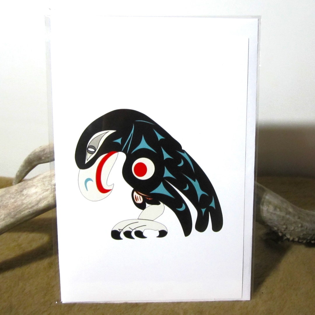 Coast Salish First Nations 'eagle' Pacific North West Native Indigenous ...