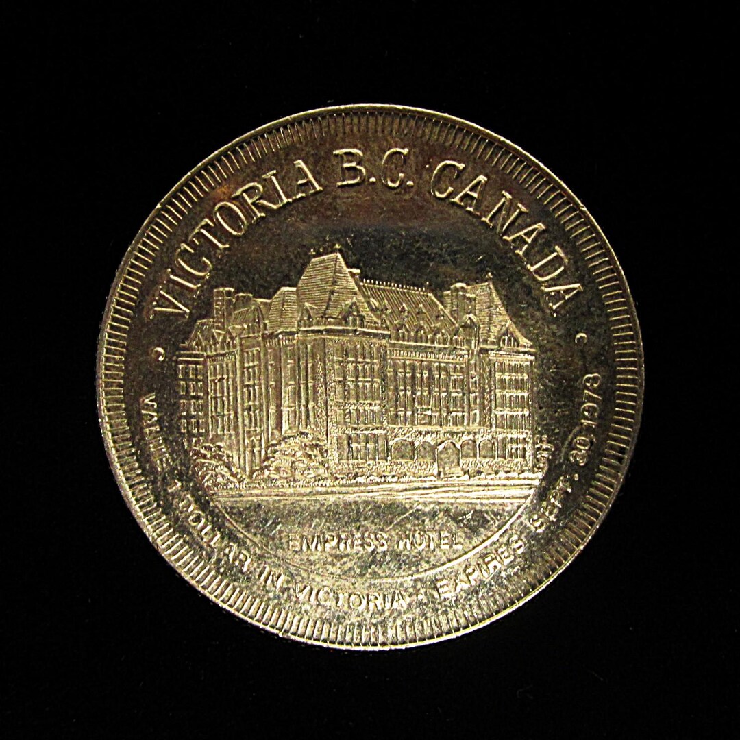 1978 Victoria BC Vancouver Island Canada Trade Dollar Token City of ...