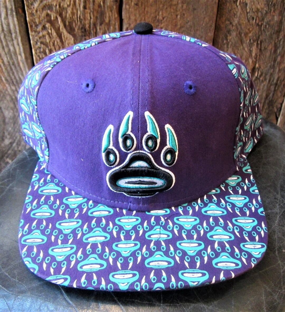 Tsimshian First Nation 'wolf Spirit' Snapback Ball Cap Hat Pacific ...