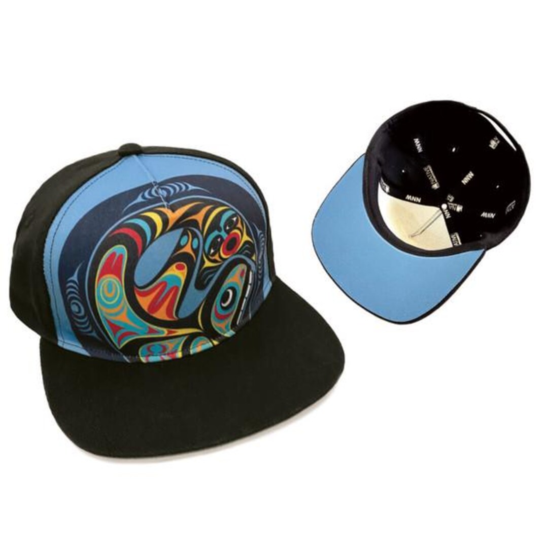 Coast Salish Kwakiutl First Nations 'whale' Adjustable Ball Cap Hat ...