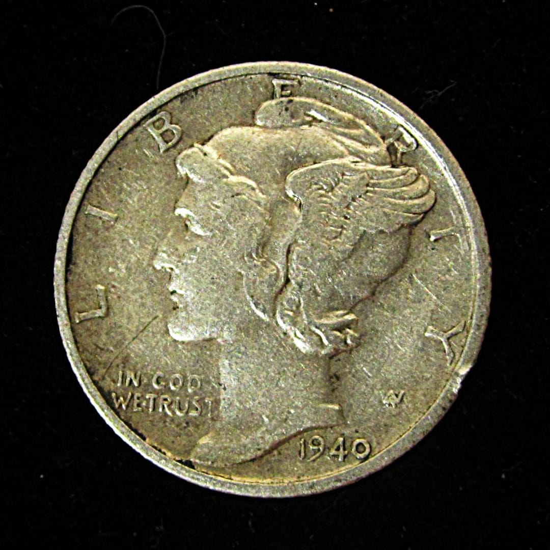 1940-S U.S. Mercury Silver Dime 10 Cent Coin - Etsy
