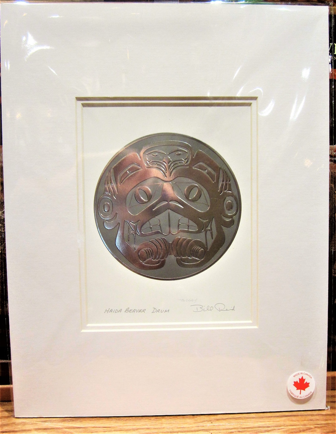 Haida First Nation ''beaver Drum'' Contemporary Pacific North West ...