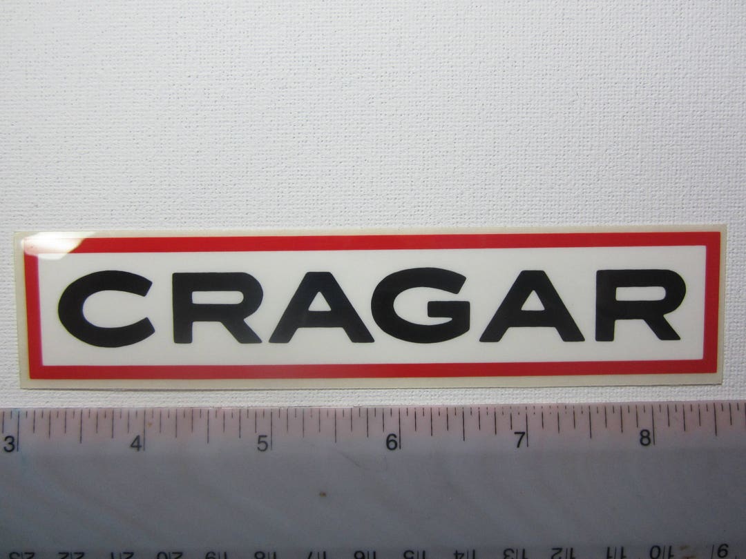 Vintage NOS 80's Cragar Muscle Car Hot Rod Funny Car Sticker Decal - Etsy