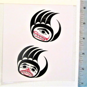Haida First Nation 'bear Claws' Vinyl Sticker Decal Pacific North West ...