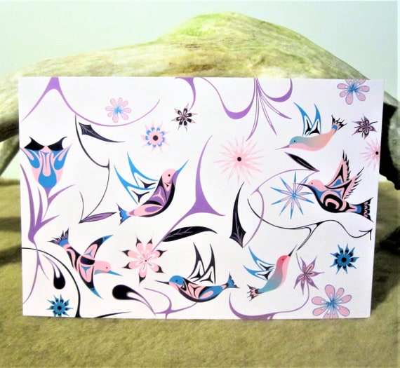 Coast Salish First Nations ''hummingbird'' - Etsy