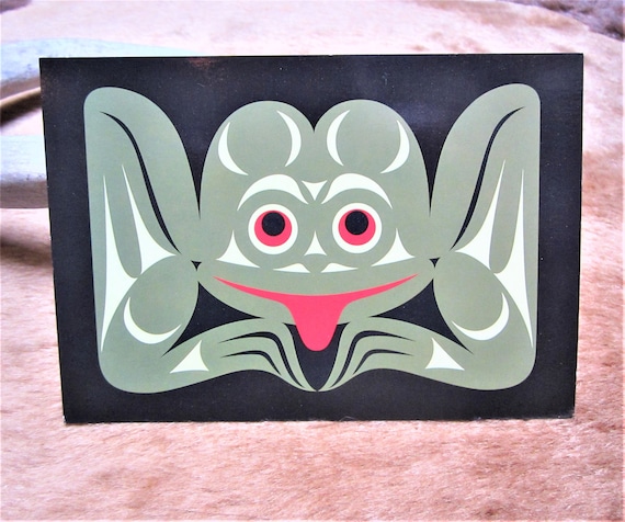 Salish Kwakiutl First Nations ''happy Frog'' | Etsy