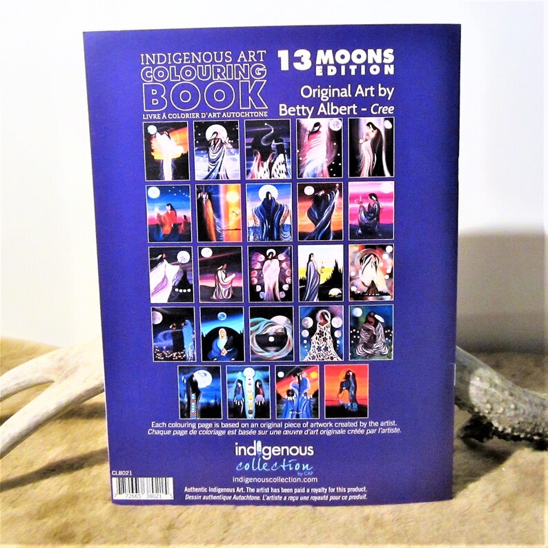 Cree First Nation '13 Moons' Coloring Book Native - Etsy