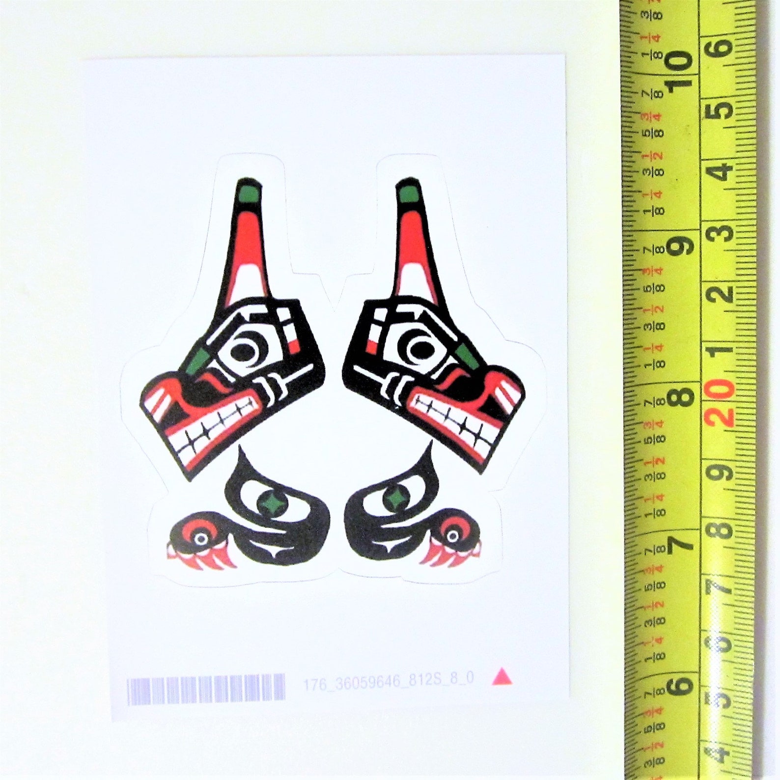 First Nations 'the Seeker' Sticker Decal Pacific North West Coast ...