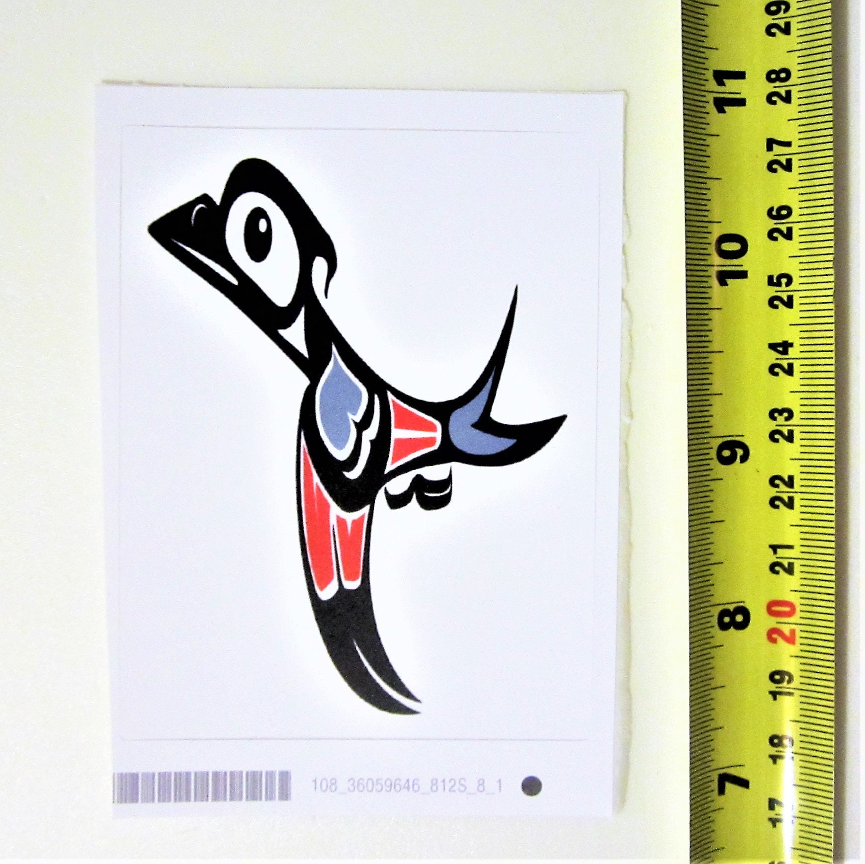 First Nations 'raven' Sticker Decal West Coast Native - Etsy