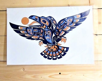 Gitxsan First Nation 'bear Design' Contemporary Pacific North West ...