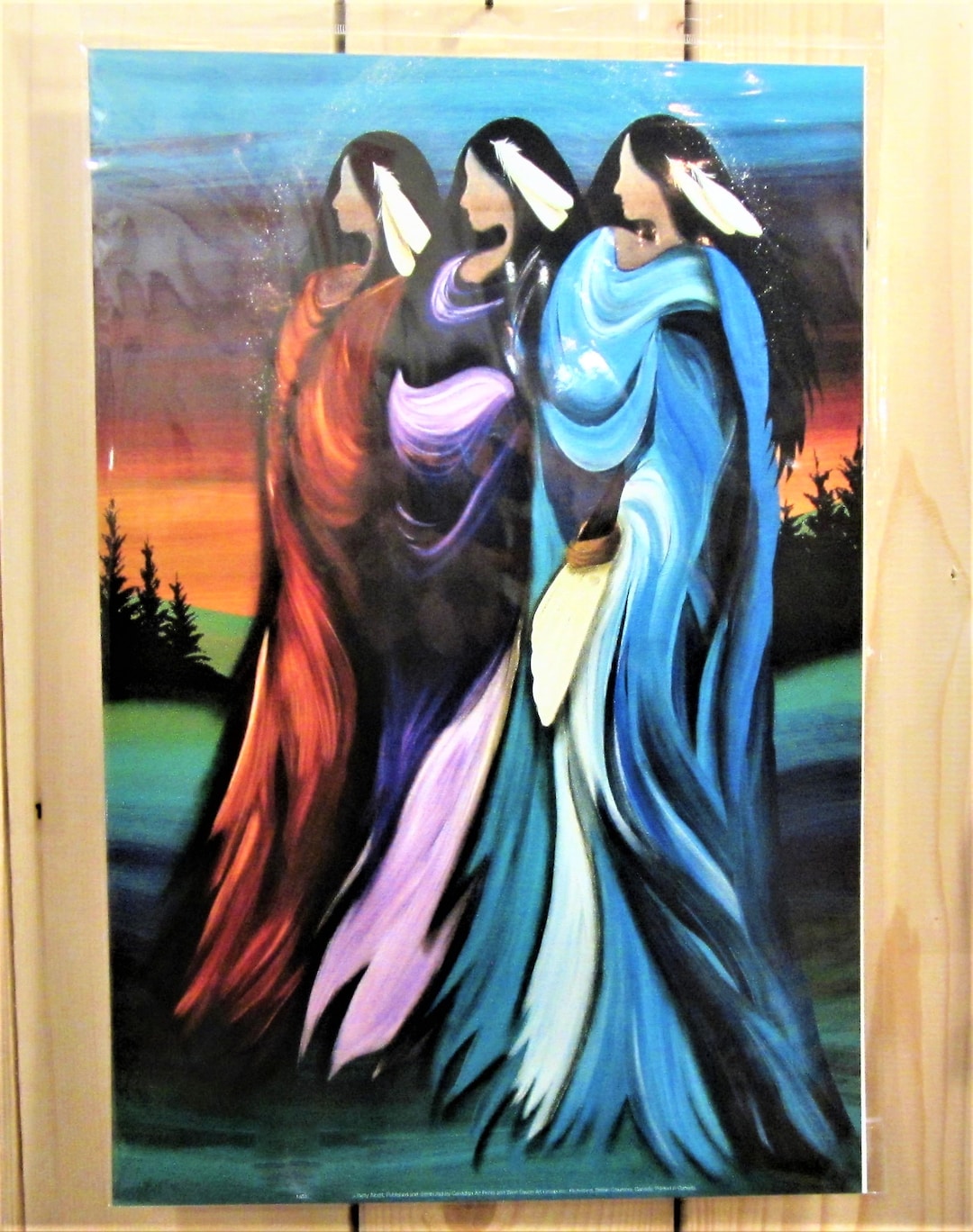 Cree First Nation 'three Sisters' Contemporary Sub Arctic Native ...