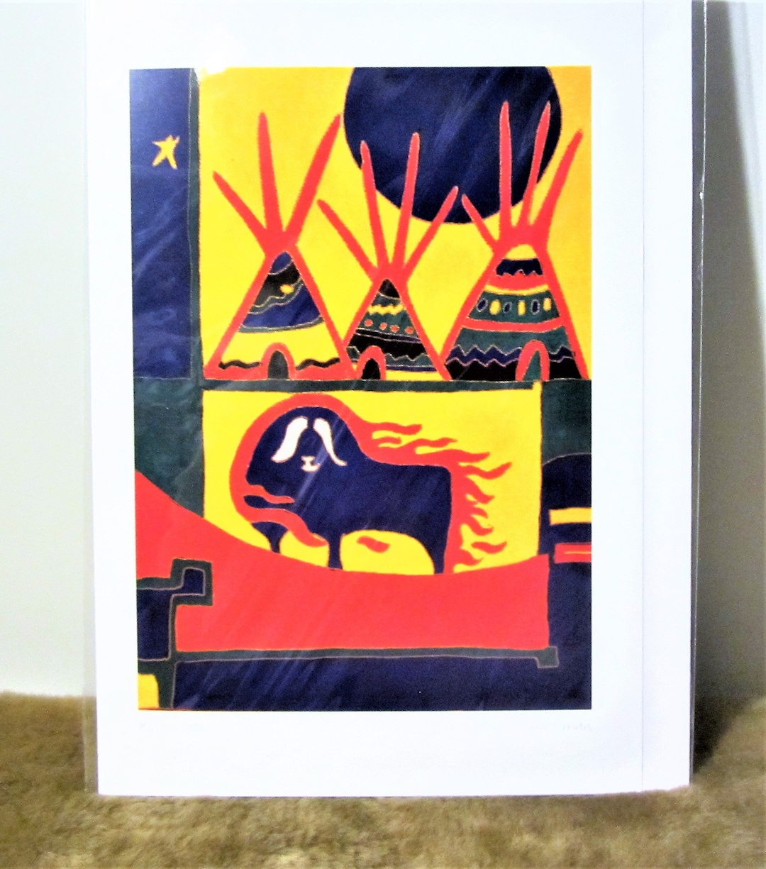 Métis Northern First Nations 'blue Moon' Sub Arctic Native Indigenous ...