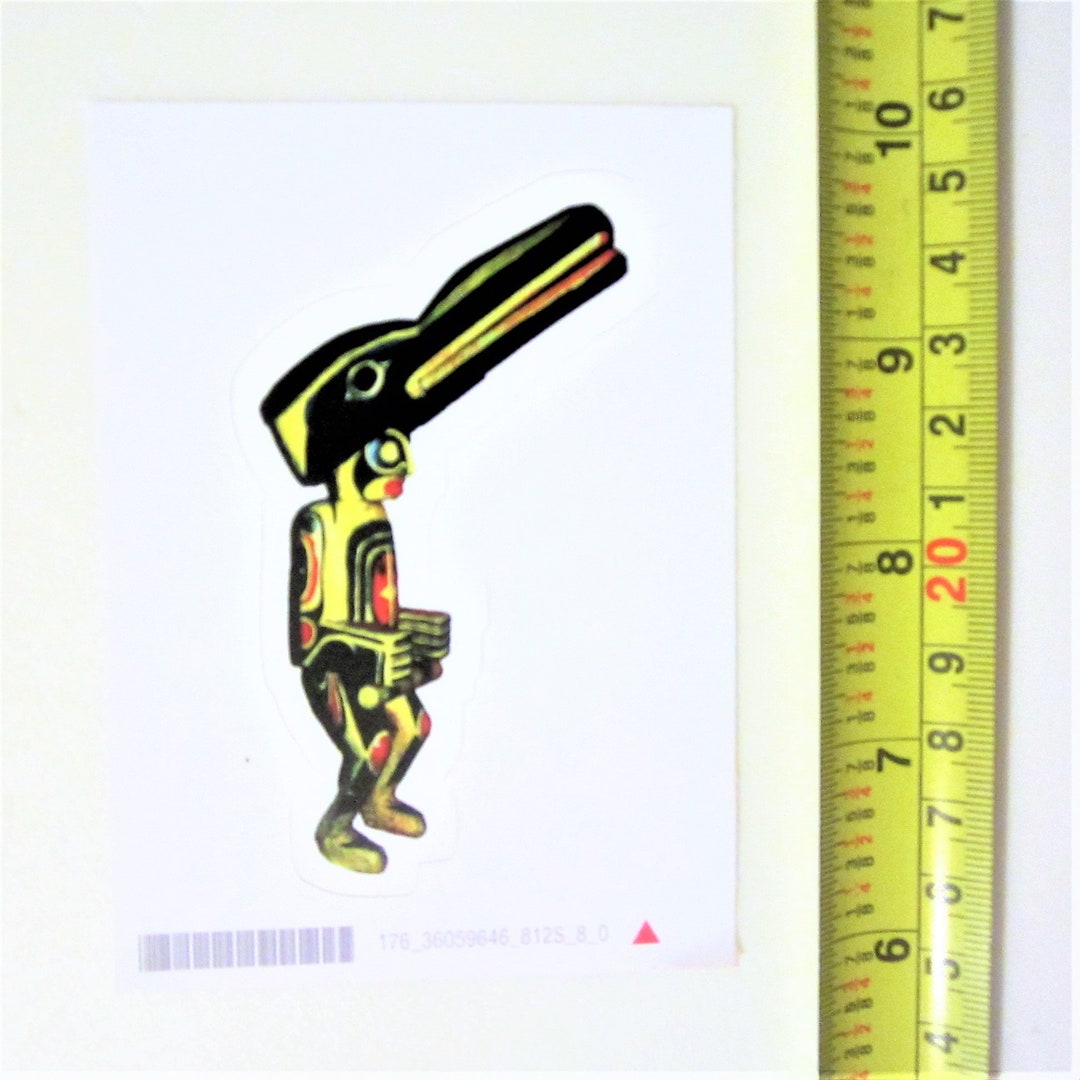 First Nations 'raven Dancer' Sticker Decal Pacific North West Coast ...