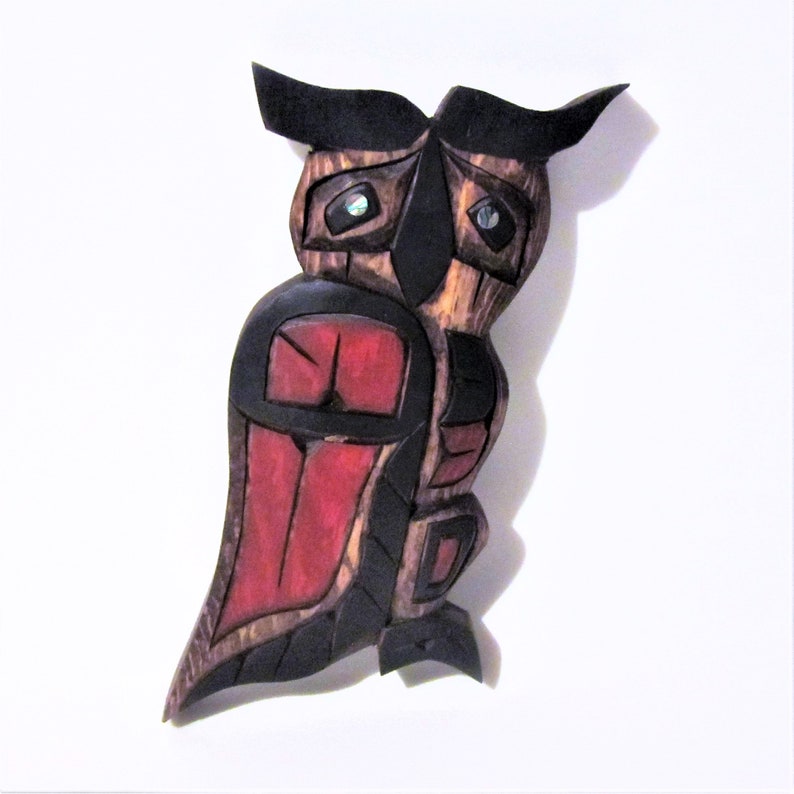 Coast Salish First Nation 'owl' Carving West Coast - Etsy