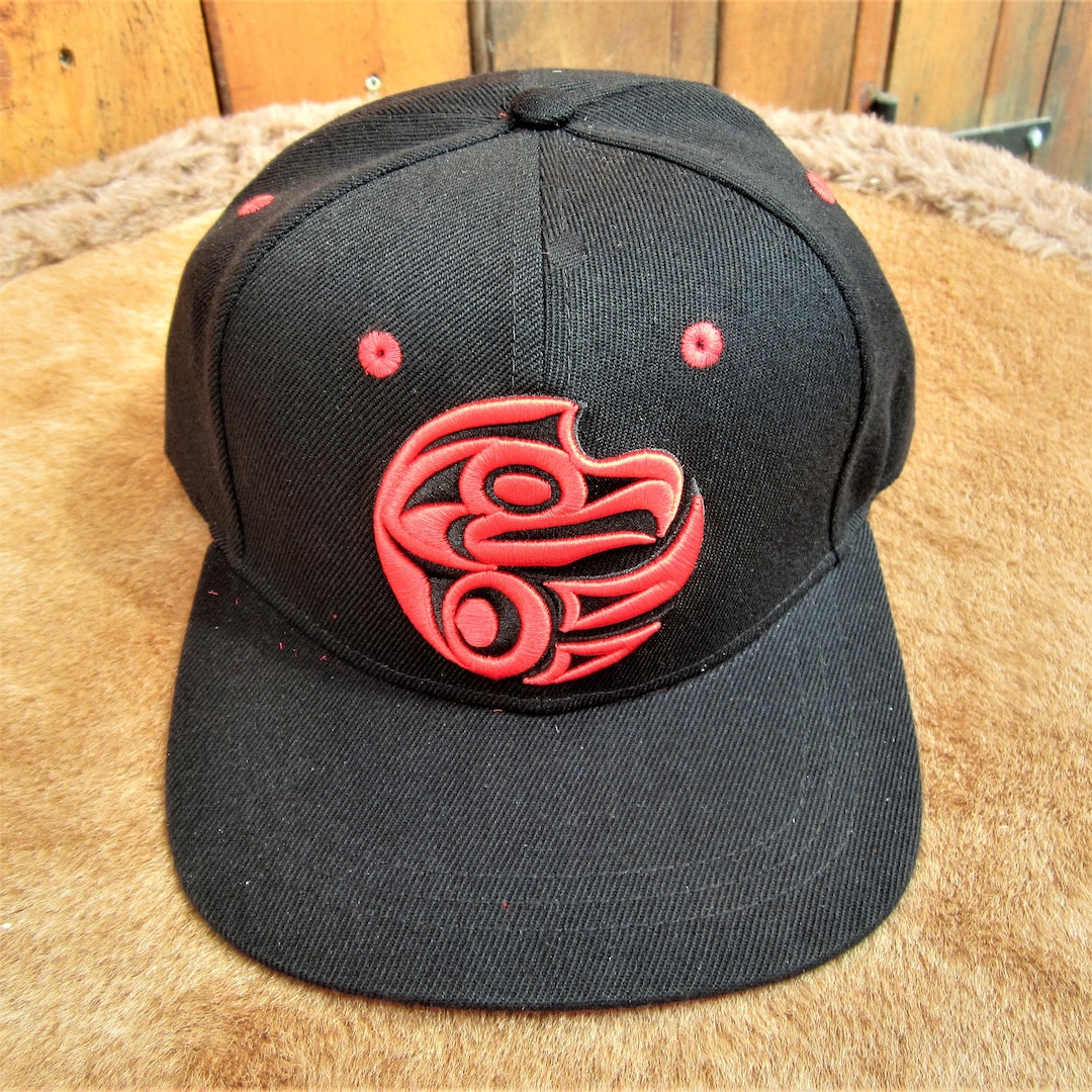 Salish Kwakiutl First Nation 'thunderbird' Snapback Ball Cap Hat Pacific North West Coast Native ...