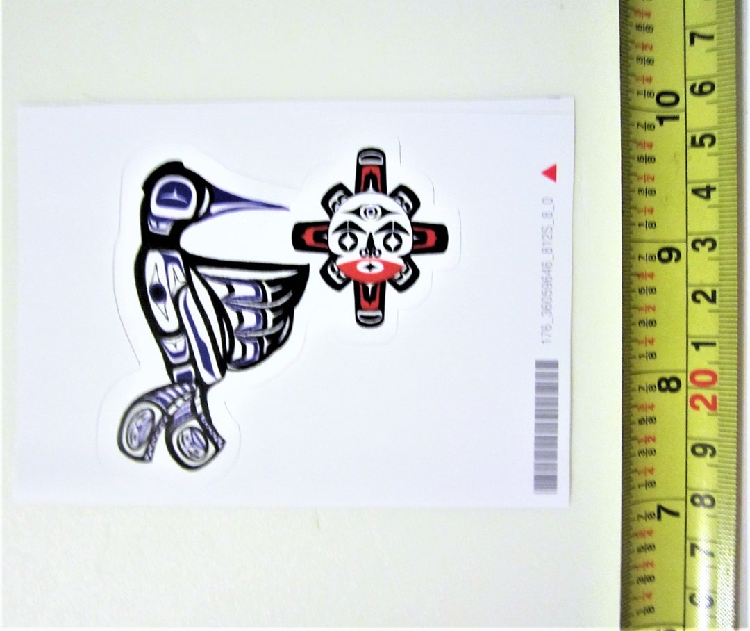 First Nations ''hummingbird Bliss'' Sticker Decal West Coast Native ...
