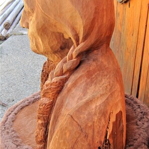 Dmitry Klimenko ''chief Sitting Bull'' Cedar Bust Carving Great Plains ...