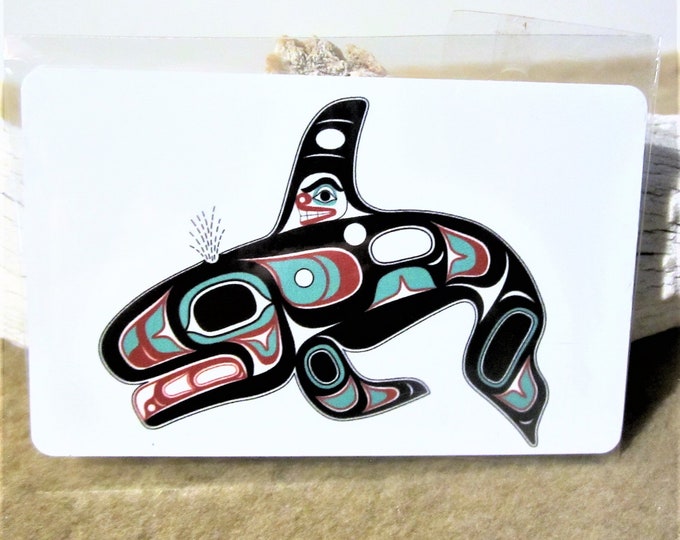 Tlingit Yukon First Nations ''killer Whale'' Metal Stick on Fridge ...