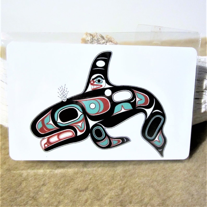 Tlingit Yukon First Nations ''killer Whale'' Metal Stick on Fridge ...