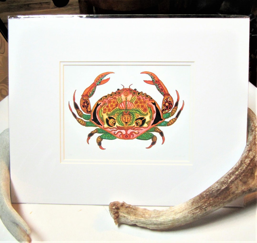 Western Shoshone First Nation ''crab'' Contemporary Great Basin ...