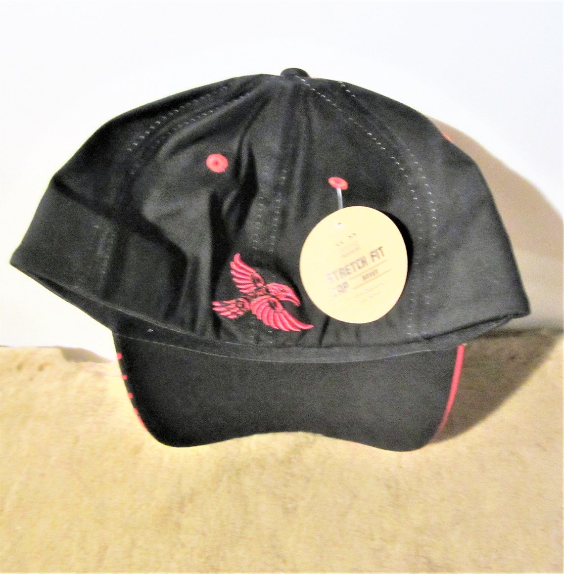 Coast Salish First Nations 'raven' Stretch Fit Ball Cap Hat Pacific ...