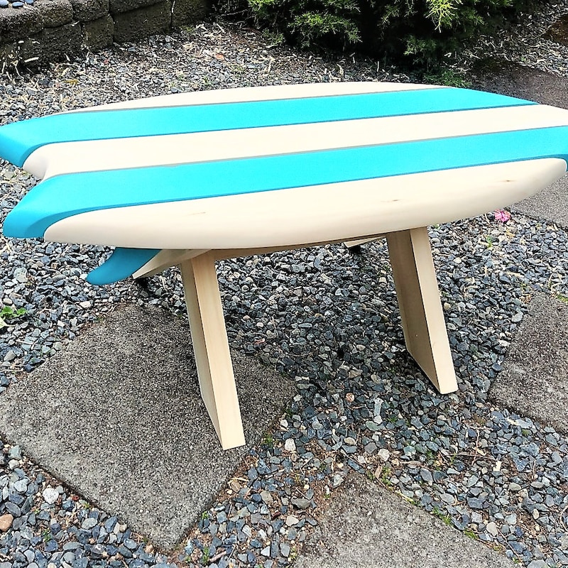 Surfboard Table and Chairs - Etsy