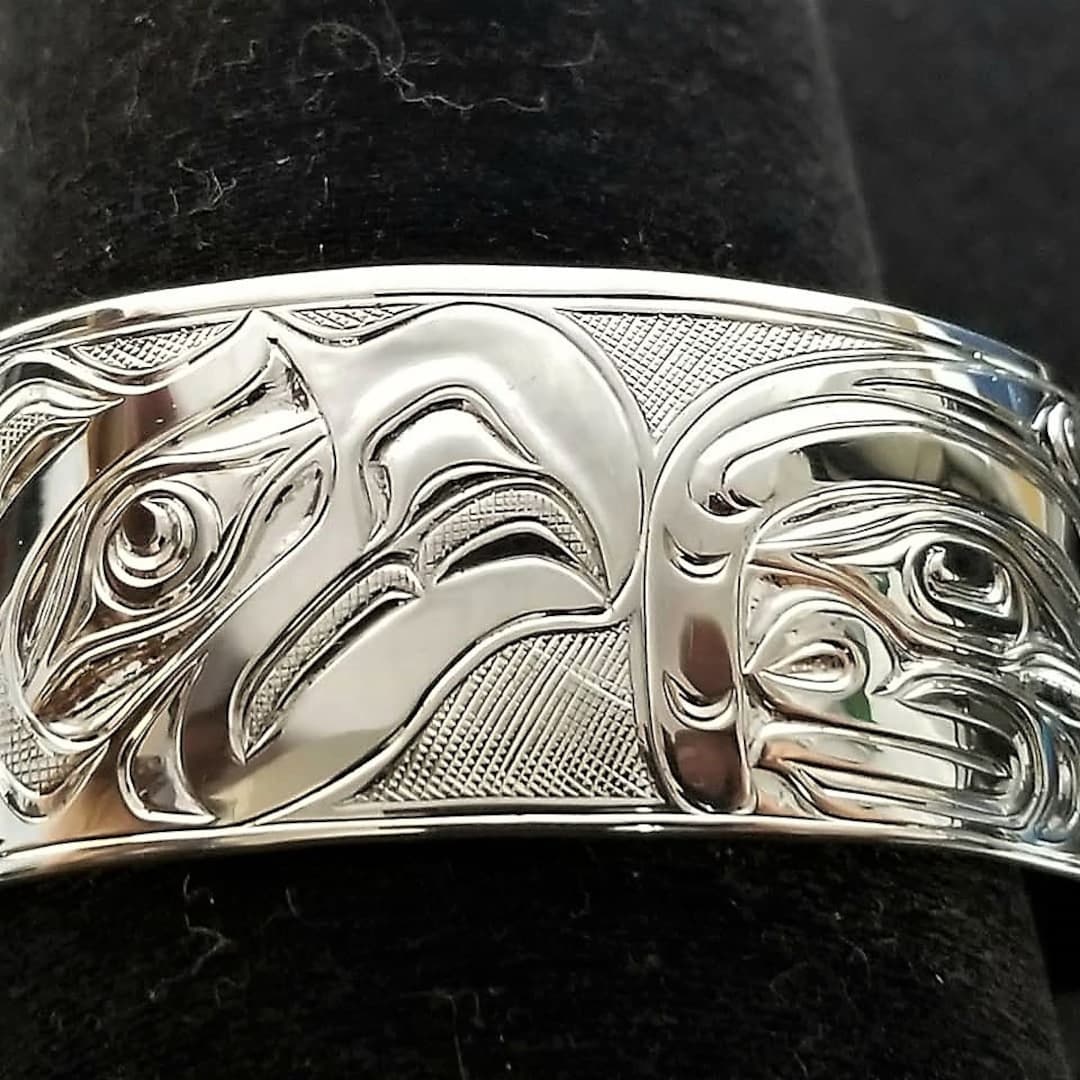 Kwakiutl Namgis First Nation Custom Sterling Silver ''orca ...