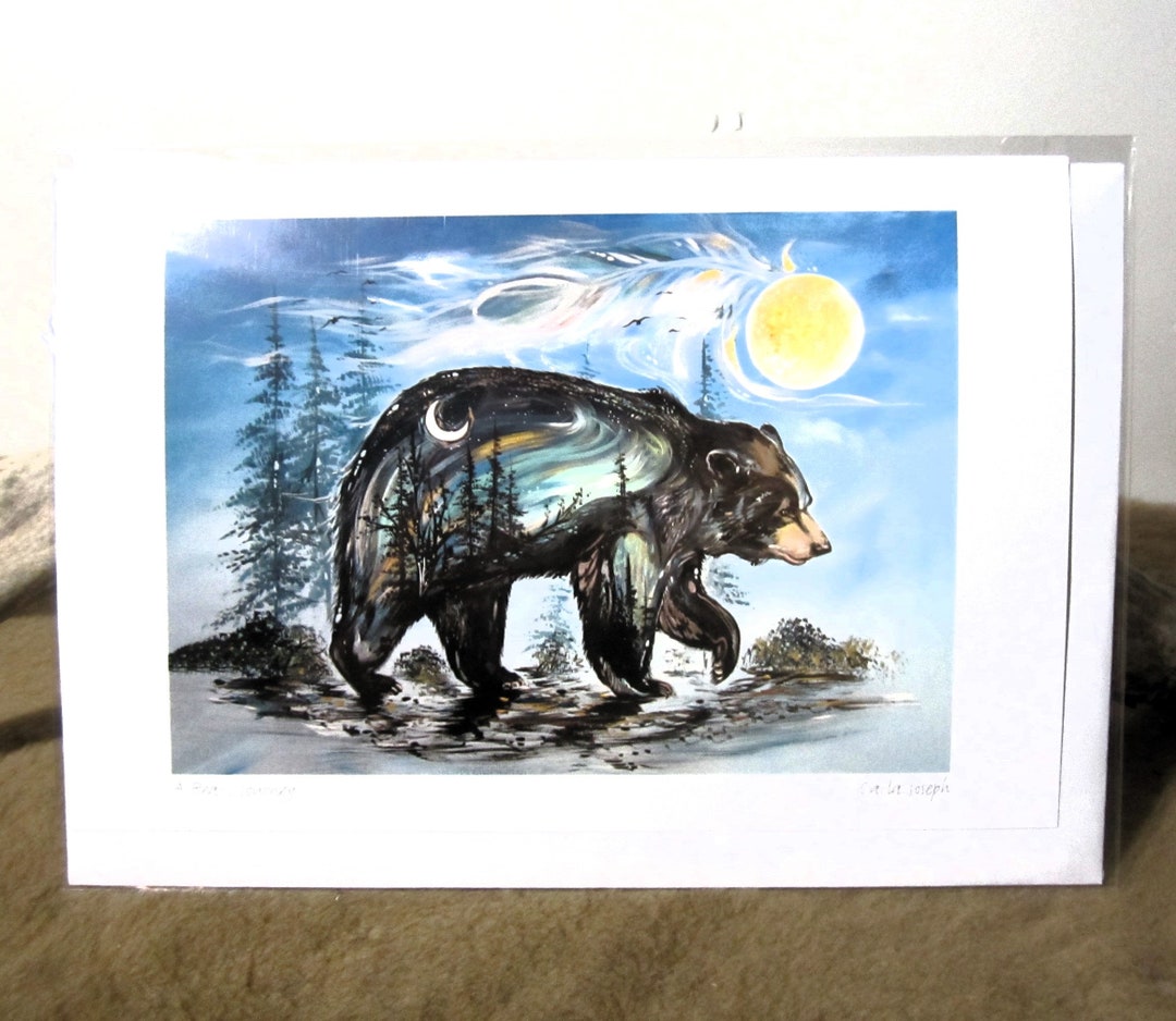 Metis Cree First Nation 'A Bear's Journey' Sub Arctic Eastern Woodlands ...