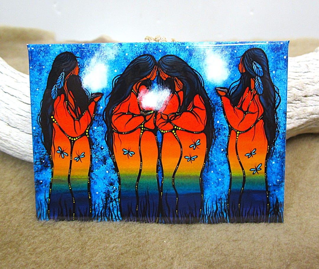 Ojibway Anishinaabe First Nation 'rainbow Warriors' Eastern Woodlands ...
