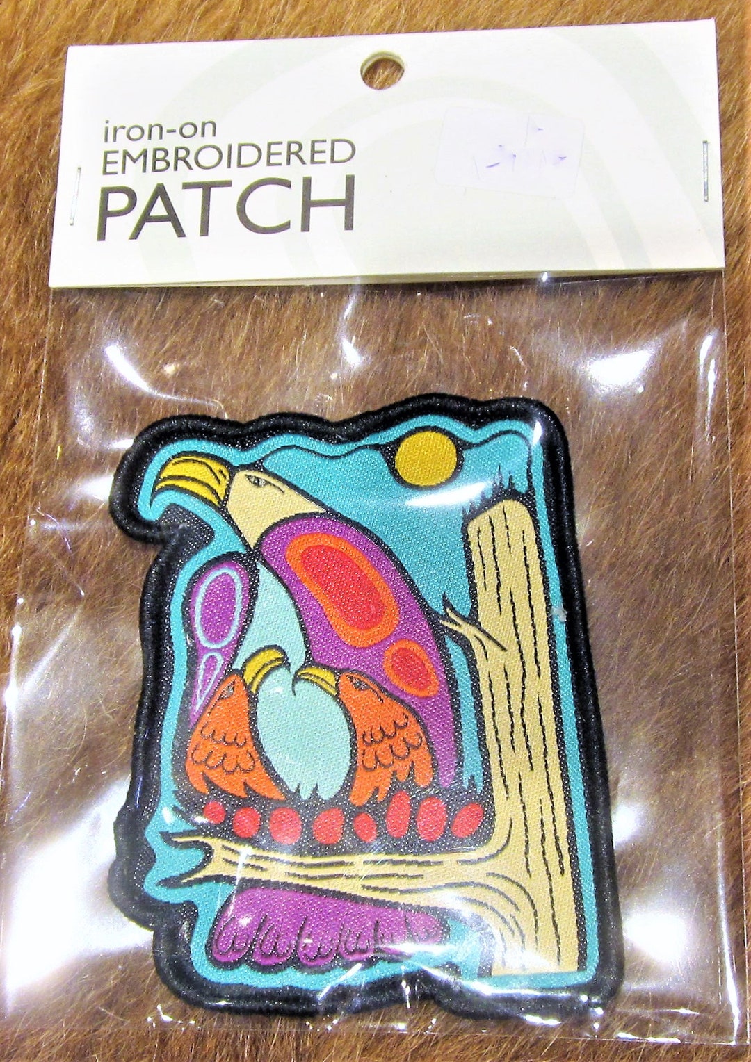 Ojibway First Nation 'eagle Family' Iron on Embroidered Patch 2.5'' - 3 ...