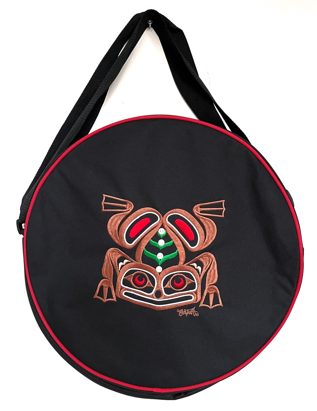 Haida First Nation 'frog' Embroidered Potlatch Powwow - Etsy