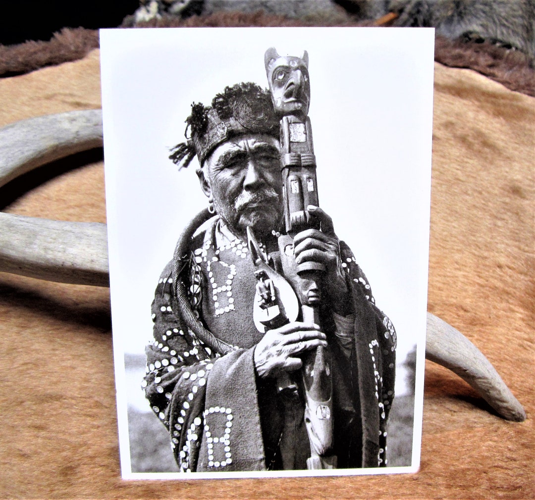 First Nations ''ceremonial Staff'' Native Indigenous Art Post Card - Etsy