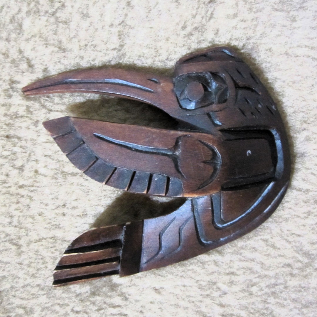 Nuu Chah Nulth First Nation 'hummingbird' Cedar Carving Pacific North ...